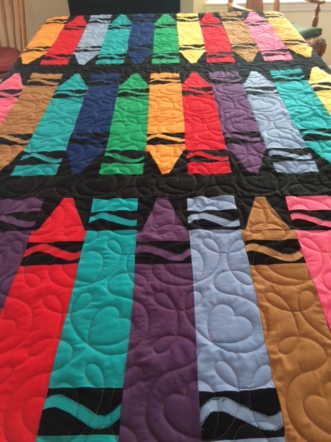 Crayon Quilt | Quilted Impressions
